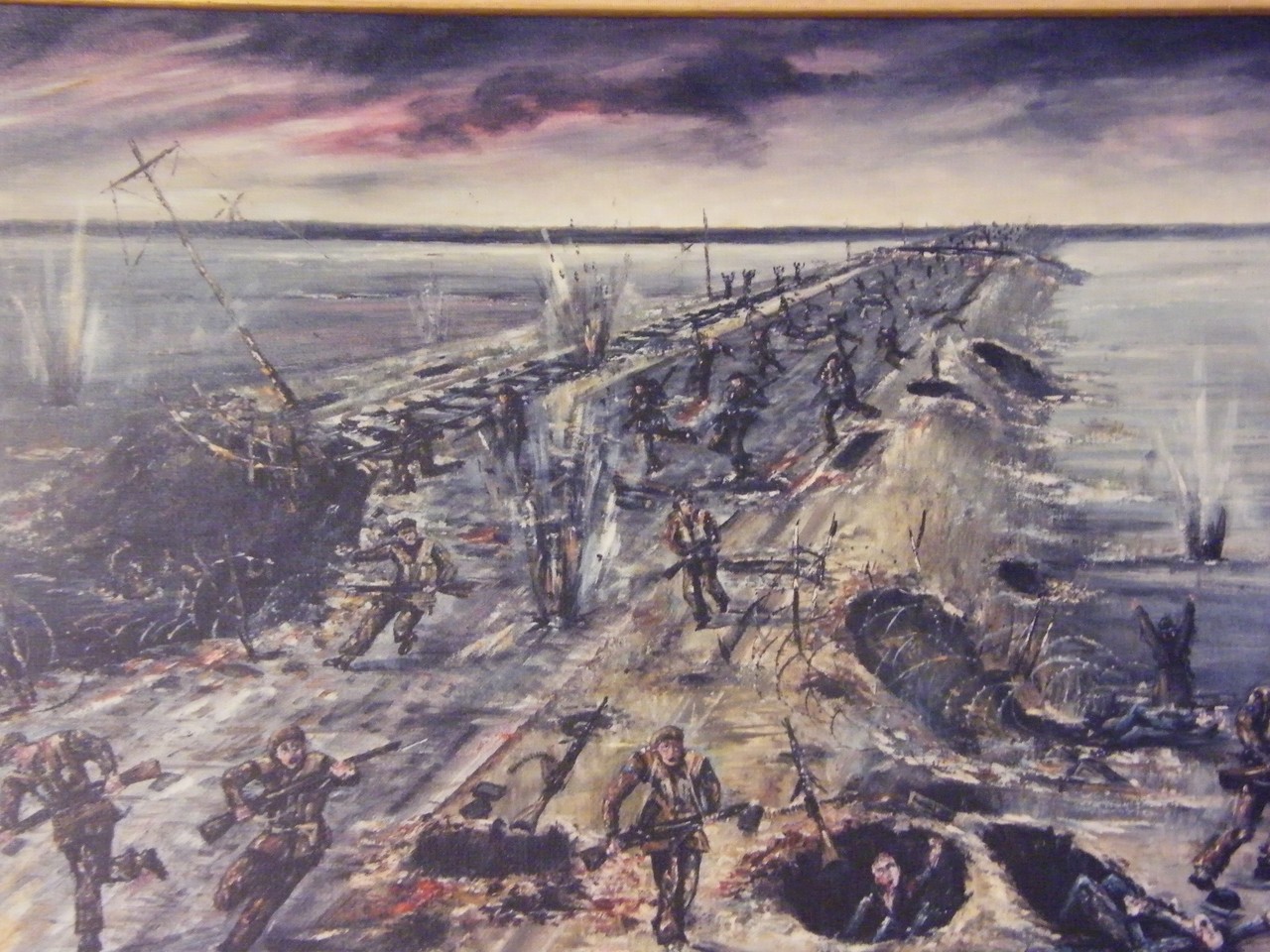 The assault on the Walcheren Causeway